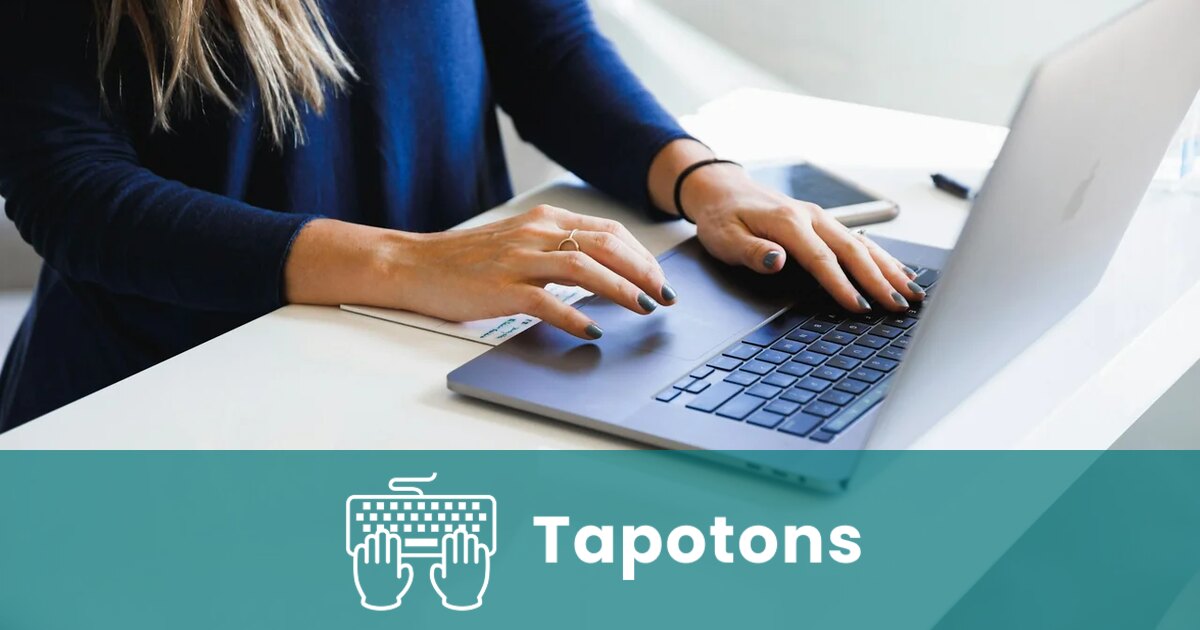 Taper sans regarder le clavier: méthode simple | Blog Tapotons